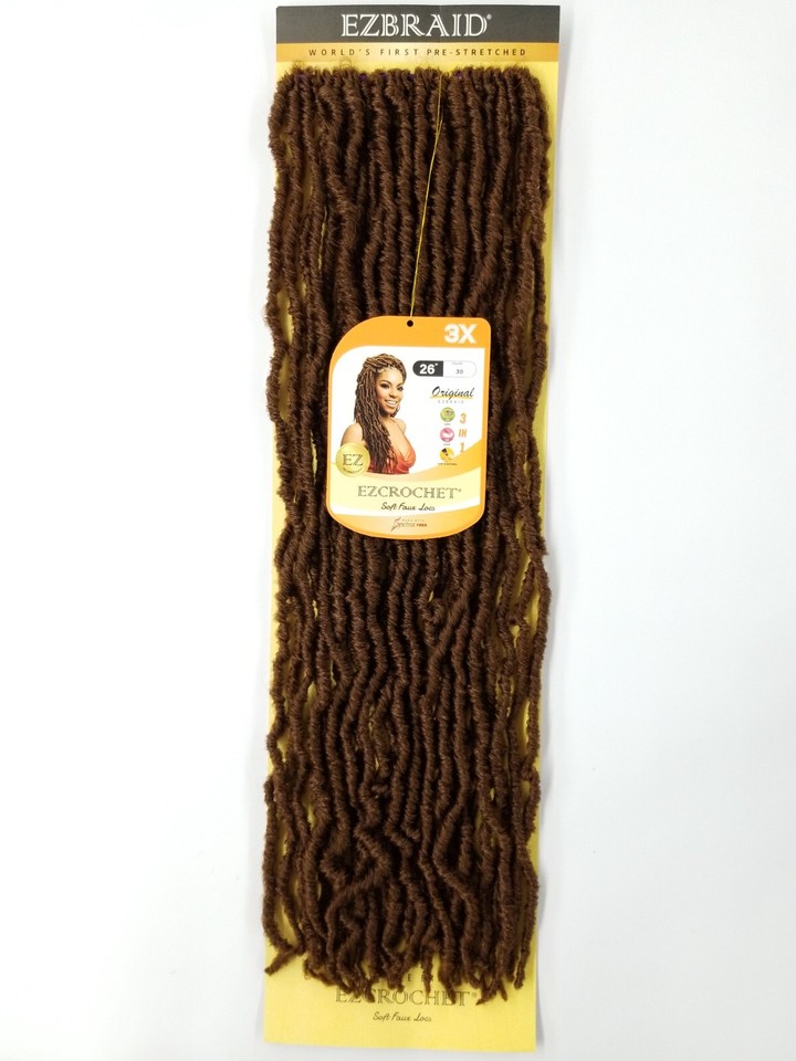 I&I Hair Innocence EZCROCHET 3X Faux Locs Crochet Braiding Hair Spectra ...