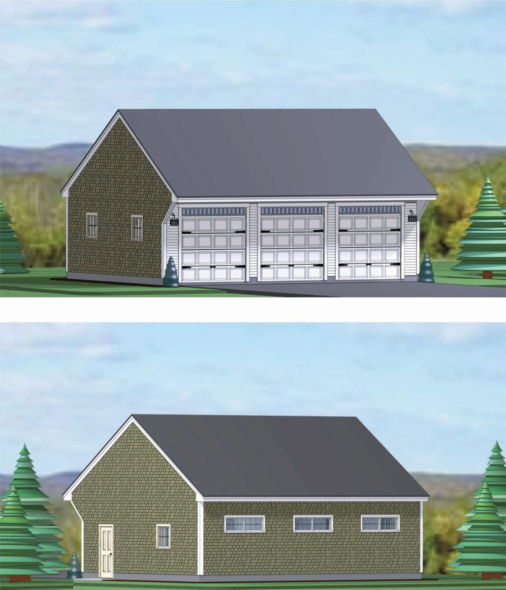 26x36 Garage Plans Simple GARAGE PLANS : 42 X 30 3 Car Garage Plans