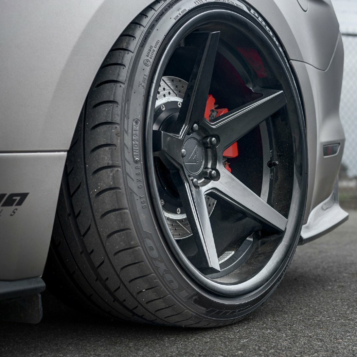 (4) 19x8.5 19x10.5 STAGGERED FERRADA WHEELS FR3 BLACK CONCAVE RIMS (B4 ...