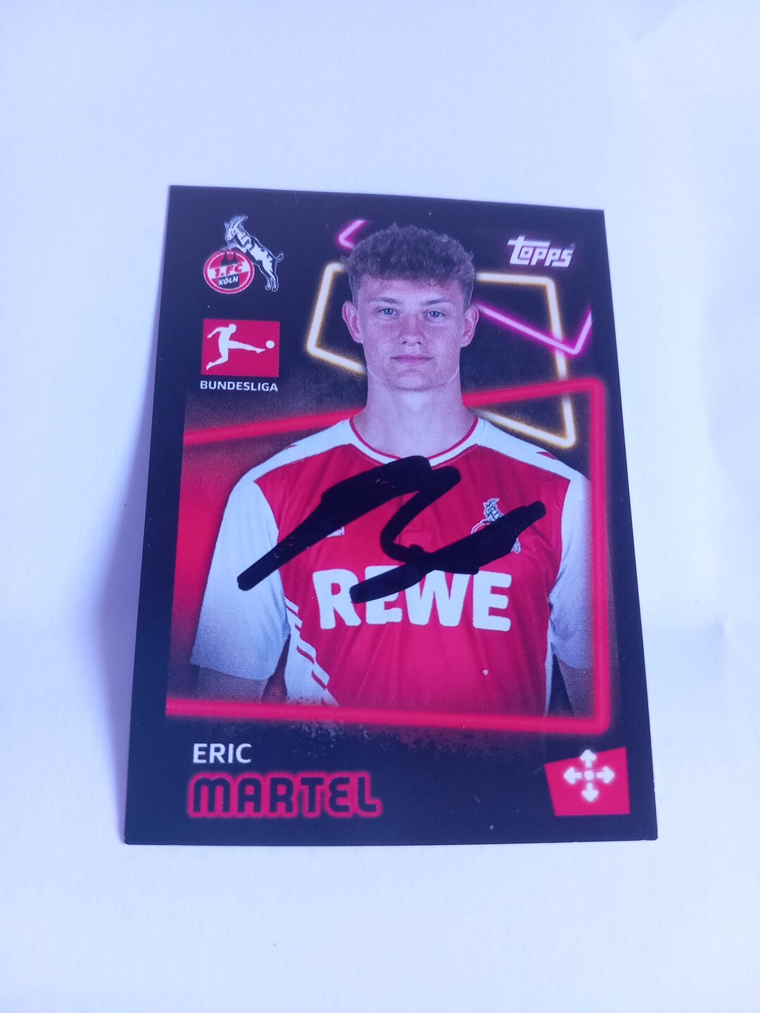 Topps Sticker signiert Eric Martel 1.FC Köln NEU | eBay.de