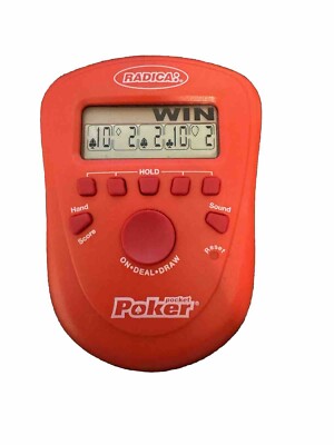 Radica Pocket Poker Electronic Handheld Game - Draw Poker & Deuces Wild ...