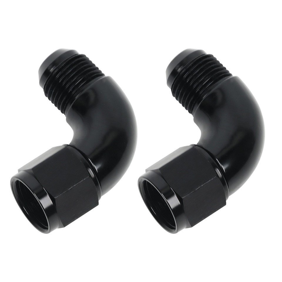 10AN Male to 10AN Female Swivel Adapter 90 Degree Full Flow Fitting ...