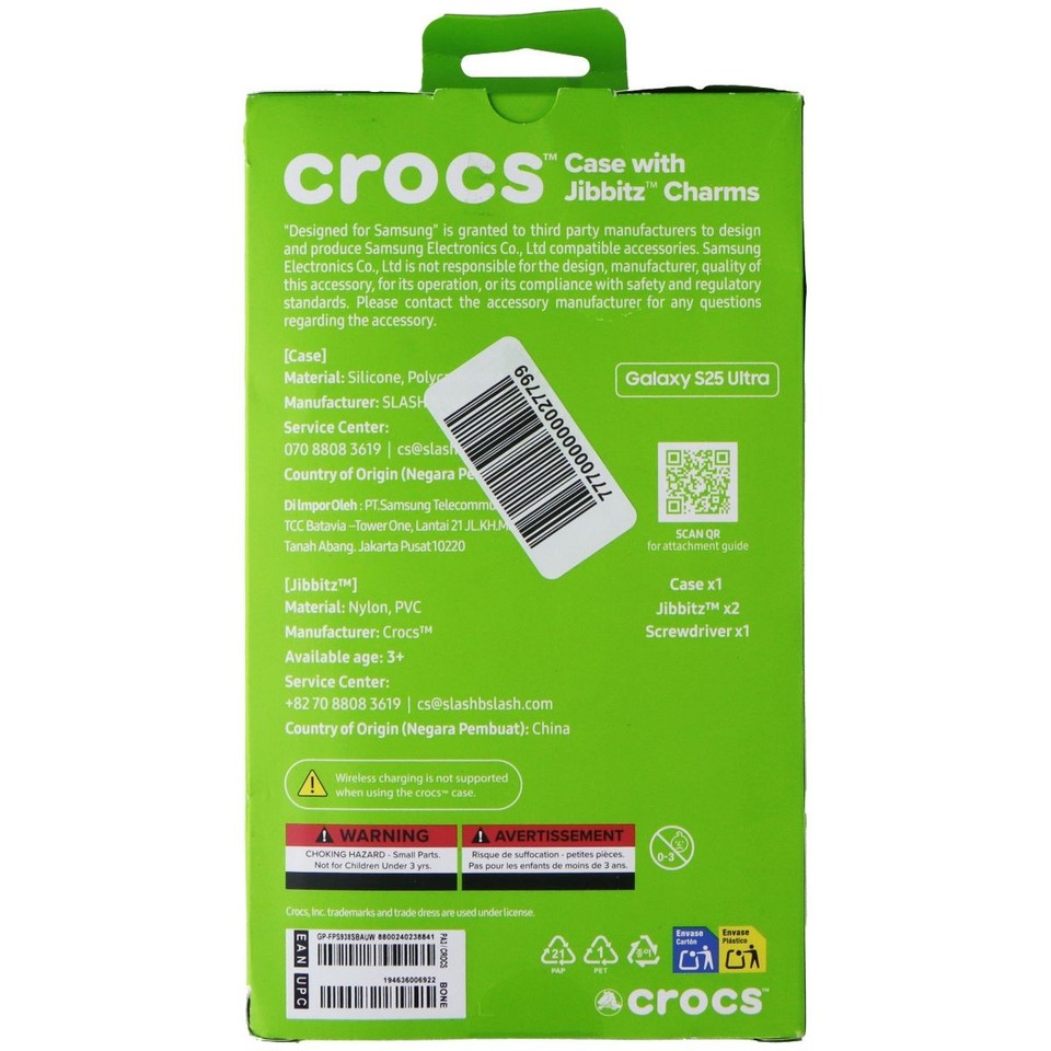 Crocs Case with Jibbitz Charms for Samsung Galaxy S25 Ultra - Beige ...