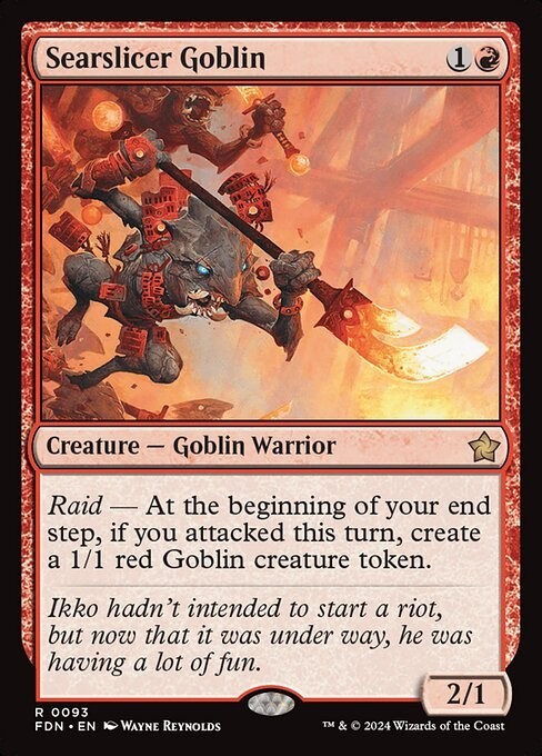 MTG (FND) 093 Searslicer Goblin | eBay Australia