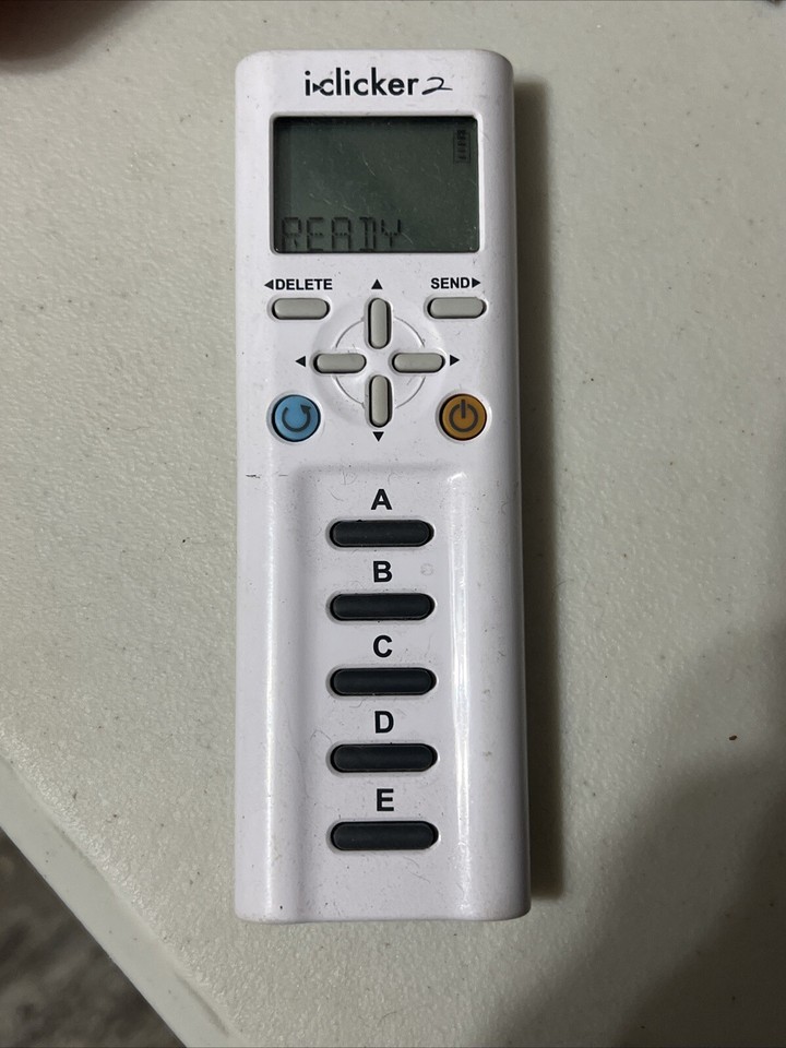 S iClicker 2 Student Remote Classroom Response Control Multiple Choice ...