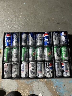 1999 Star Wars Episode 1 Complete Pepsi 24 Can Set in Collectors ...