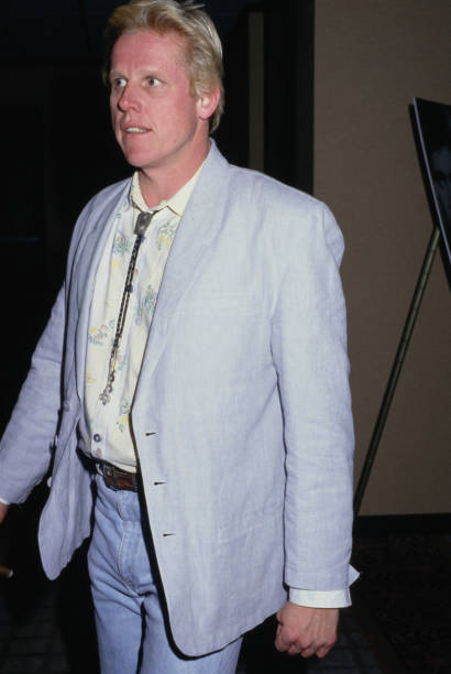 American actor Gary Busey in Los Angeles California 1987 Old Photo ...