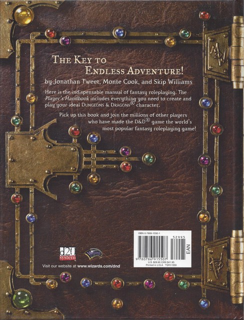 Dungeons and Dragons Ser.: Dungeons and Dragons Player's Handbook by ...
