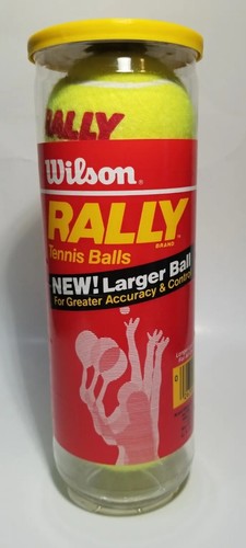 Wilson Rally 1989 Tennis Balls "Larger ball" New Sealed vintage ...