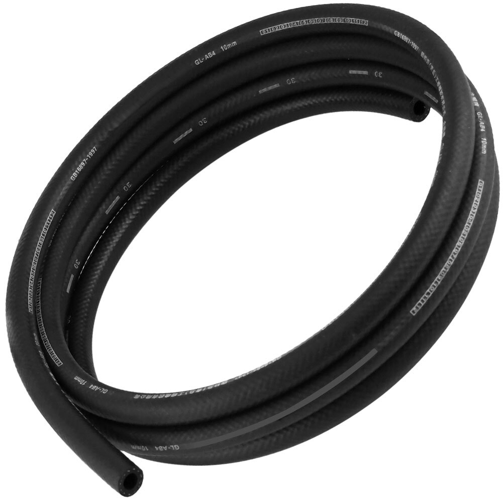 10FT Fuel Hose Line Push Lock NBR Rubber SAE 30R7 300PSI 10mm ID 17mm ...