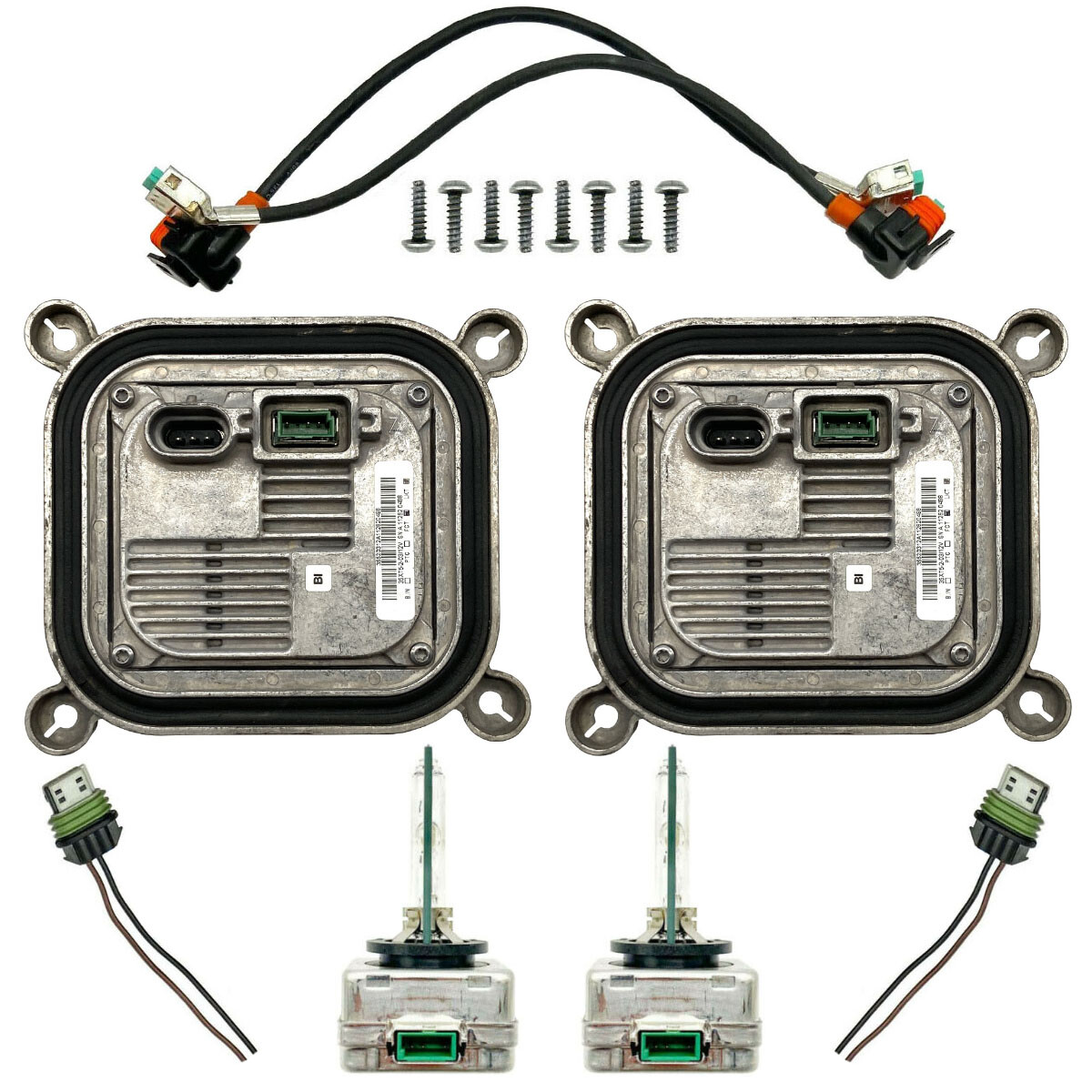 2x OEM 11-14 Dodge Charger Xenon Ballast & HID D3S Bulb Kit Control ...