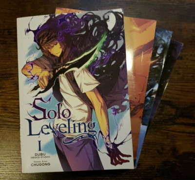 Yen Press Solo Leveling Manga Volumes 1-4 English Webtoon Webcomic Full ...