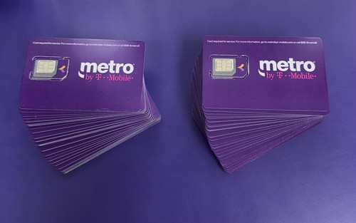 Metro By T-Mobile Triple Cut SIM Card (BRAND NEW) - Lot Of 100 | eBay