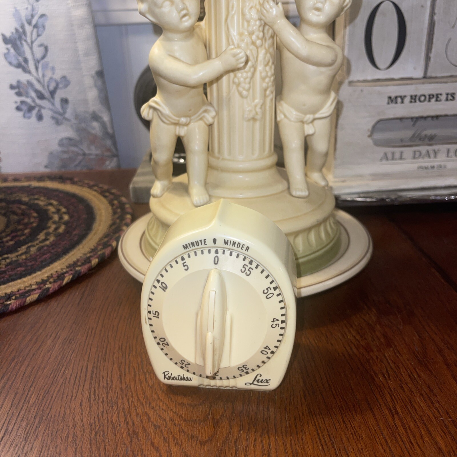 Robert Shaw Lux Minute Minder Yellow 60 Minute Kitchen Timer Rocket ...