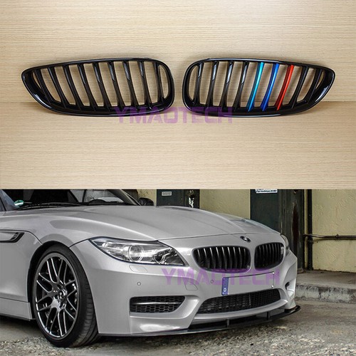 Fit BMW 2009-2014 E89 Z4 Coupe 2-Door Front Grill M-Color Metal Look ...
