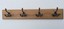 Solid Oak Vintage Coat Rack, Triple Cast Antique Iron Hooks, 2,3,4,5,6 ...