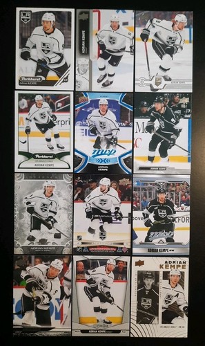 ADRIAN KEMPE LOT OF 12 CARDS UD TIM HORTONS PARKHURST OPC SP - VARIOUS ...
