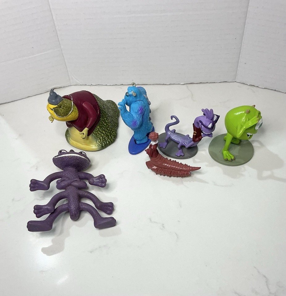 Monsters Inc. Disney Figures - Sully, Mike, Randall Boggs, Roz, Dean ...