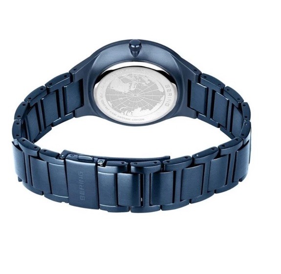 Bering Men's Slim Solar Black Dial 42mm 5ATM Watch 14442-797 New N Box ...