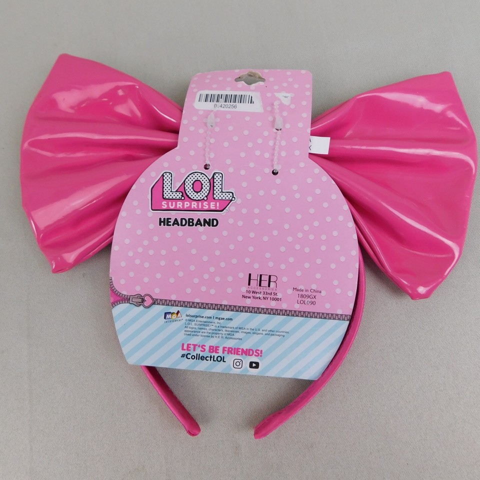 LOL Surprise Doll Kids Diva Headband Pink Bow Halloween Costume Dress ...