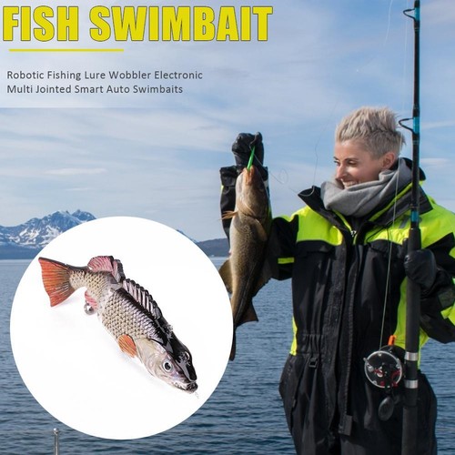 Robotic Fishing Lure Wobbler Electronic Multi Jointed Auto Swimbaits ...