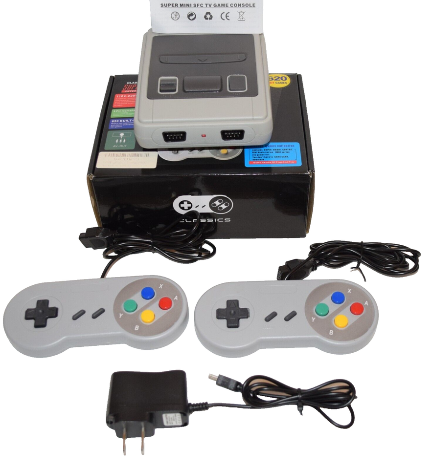 Super Mini SFC TV Game Console with 620 Games in Original Open Box | eBay