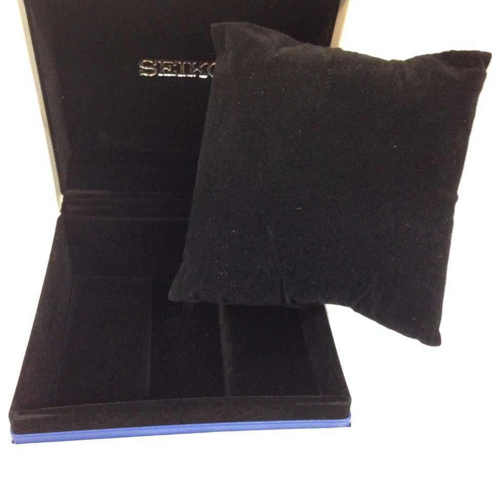 New SEIKO Authentic White Empty Watch Box Jewelry Storage Case | eBay
