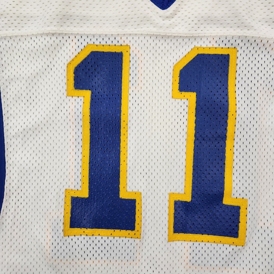 Vintage Los Angeles Rams Jersey Mens Large Pat Haden Medalist Sand Knit ...