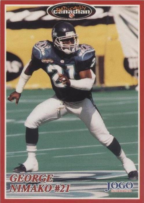 1996 Jogo CFL - George Nimako #206 for sale online | eBay