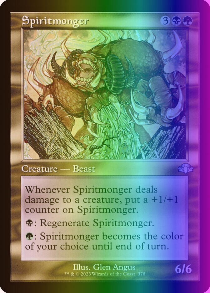 MTG Magic the Gathering Spiritmonger (370/520) Dominaria Remastered NM ...