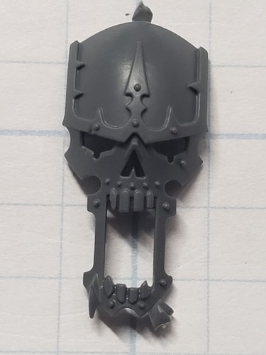 Warhammer 40k Chaos Knights Bits Knight Abominant Face Mask Long Rivet ...