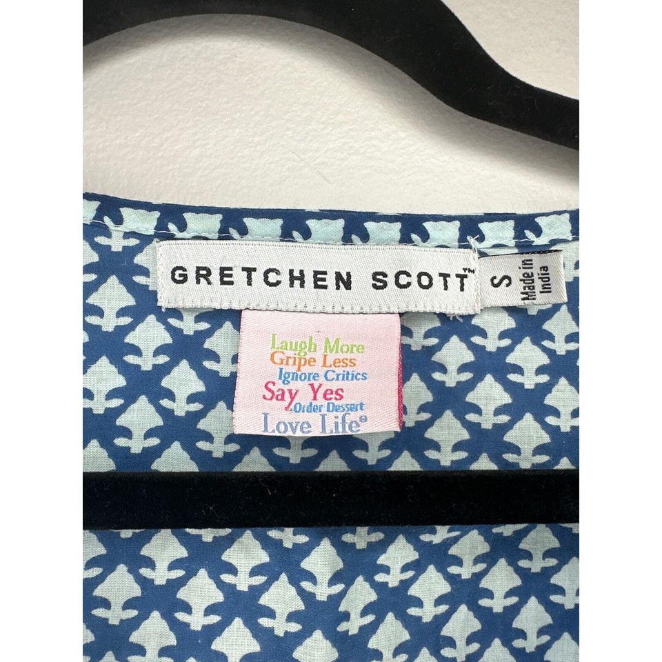 Gretchen Scott Bohemian Cotton Tunic Size Small | eBay