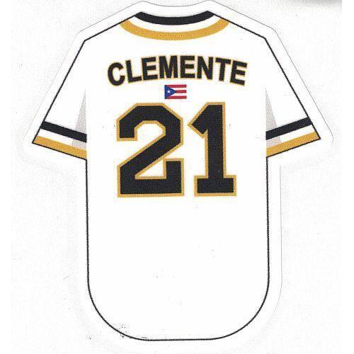 Clemente 21 Flag Decal - 2 | eBay