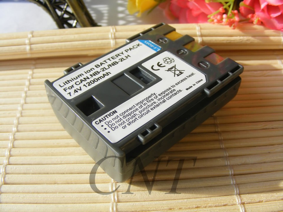 2PCS Battery for CANON EOS 350D 400D NB-2LH NB-2L PC1018 E160814 G9 G7 ...