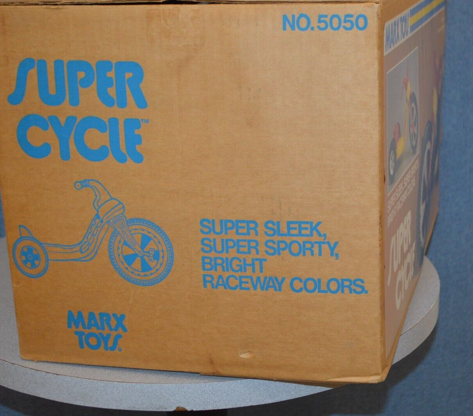 MARX BIG WHEEL SUPER CYCLE MINT IN BOX | eBay
