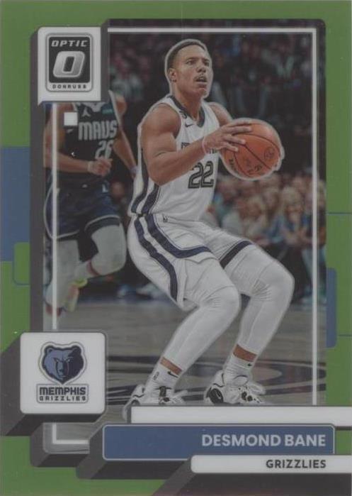 2022-23 Panini Donruss Optic - Desmond Bane #190 Lime Green Prizm /149 ...