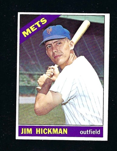 1966 Topps #402 Jim Hickman, New York Mets, EX-MT! | eBay.de