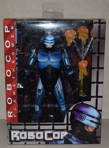 NECA Reel Toys Robocop vs Terminator Flamethrower 8-bit video game ...