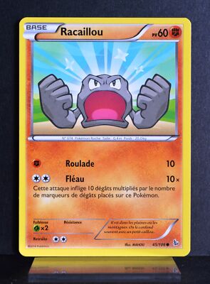 carte Pokémon 45/106 Racaillou 60 PV Xy Étincelles NEUF FR | eBay