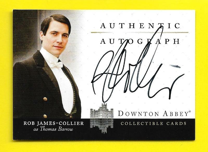 2014 Cryptozoic Downton Abbey Seasons 1 & 2 Autograph A10 Rob James ...