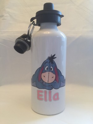 Eeyore Personalised Metal Sport Water Drink Bottle Gym School Nursery ...