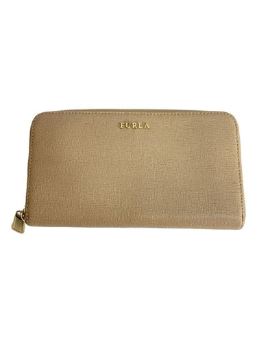 FURLA Long Wallet Leather BEG Plain Ladies | eBay