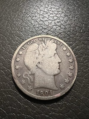 1904-S Barber Half Dollar • Key Date • 90% Silver • Strong Rims | eBay