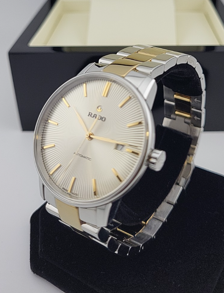 Rado Coupole Classic R22860103 Gold Accents Automatic Men's Watch ⌚ | eBay