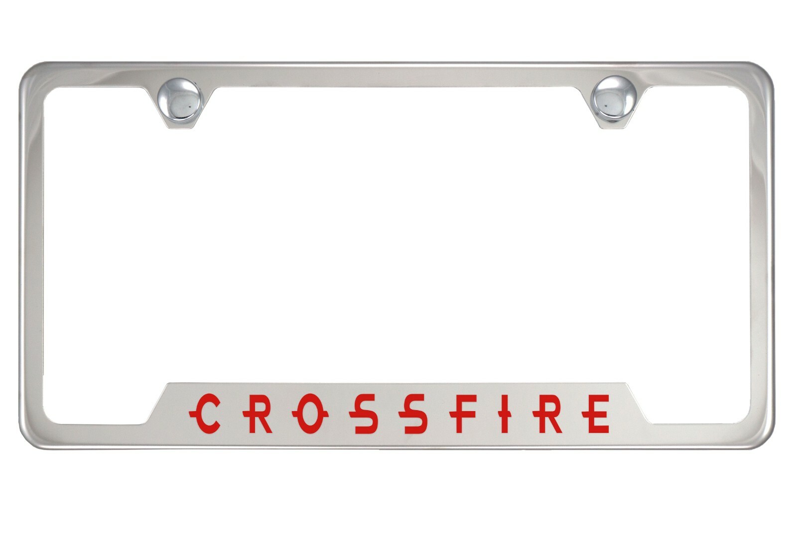 Chrome License Plate Frame For Crossfire | eBay