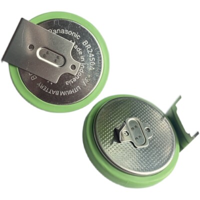 Panasonic BR2450A with welding 3V Button Battery | 3 V | High ...