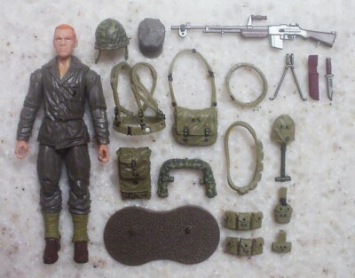 US MARINE BAR GUNNER Marauder Task Force WWII MTF 4" figure accessories ...