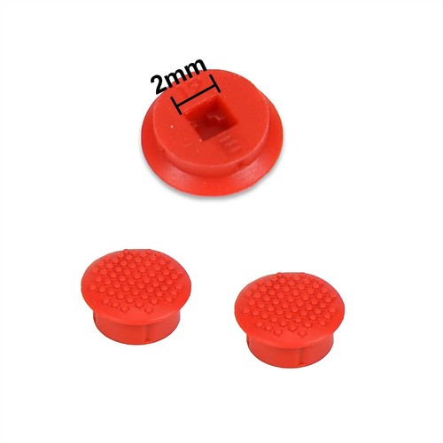 3 Pack Rubber Mouse Pointer Trackpoint Red Cap For Lenovo Thinkpad ...