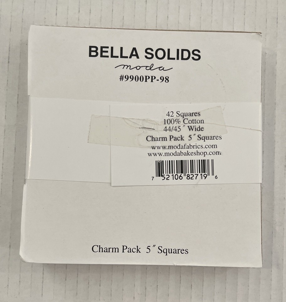 Bella Solids Charm Pack by Moda | eBay