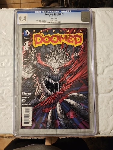 DC Comics "Superman: Doomed" Issue #1 New 52 (NM 9.4) 1st Full Doomsday ...
